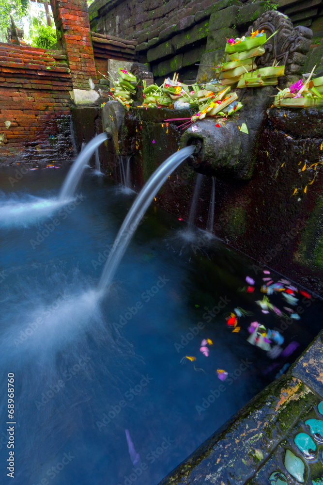 Holy Spring Water Temple,Bali Stock Photo | Adobe Stock
