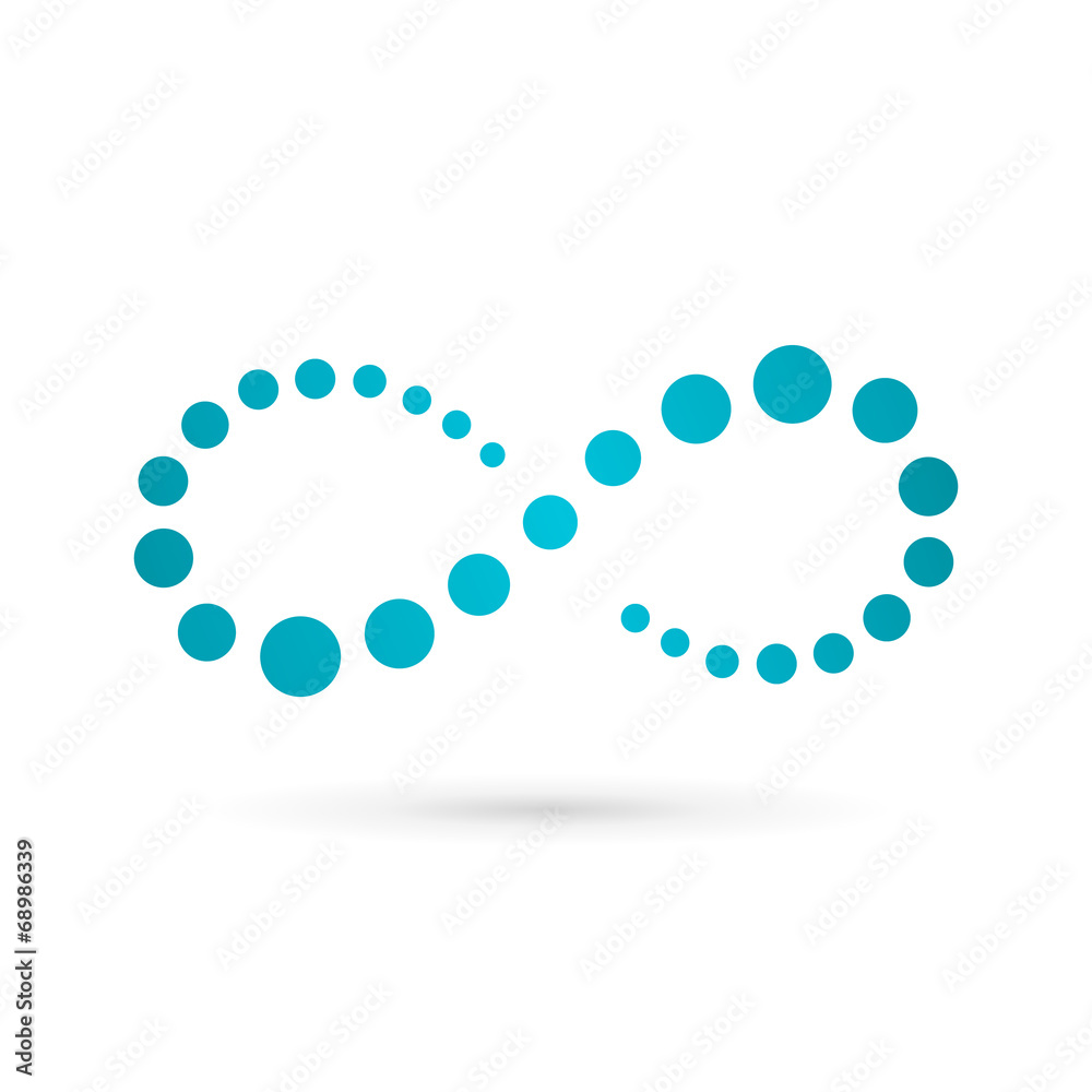 Infinity loop logo icon design template Stock Vector | Adobe Stock