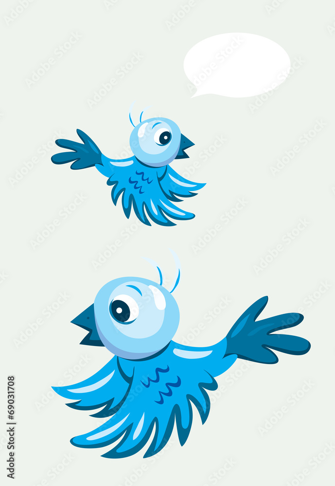 Flying bird cartoon, art vector design Stock Vector | Adobe Stock