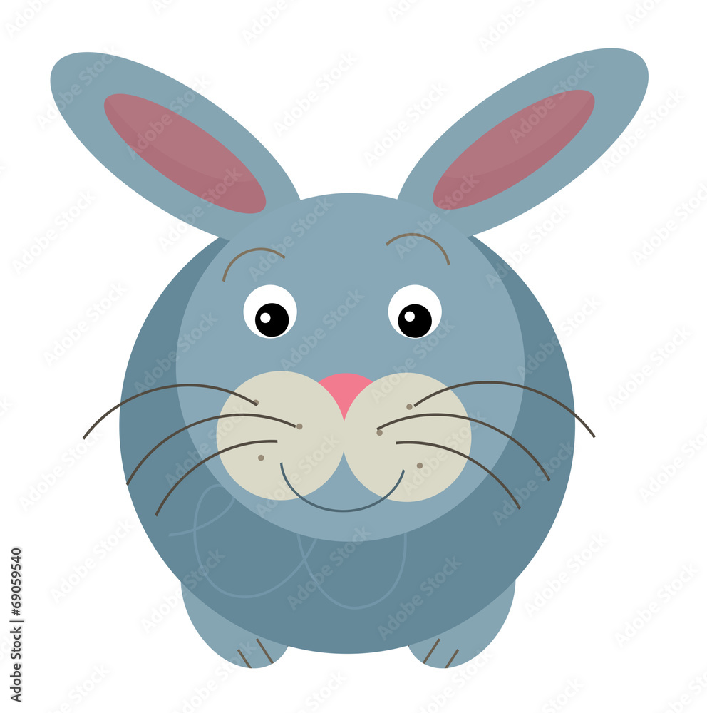 Cartoon rabbit - illustration for the children Stock Illustration ...
