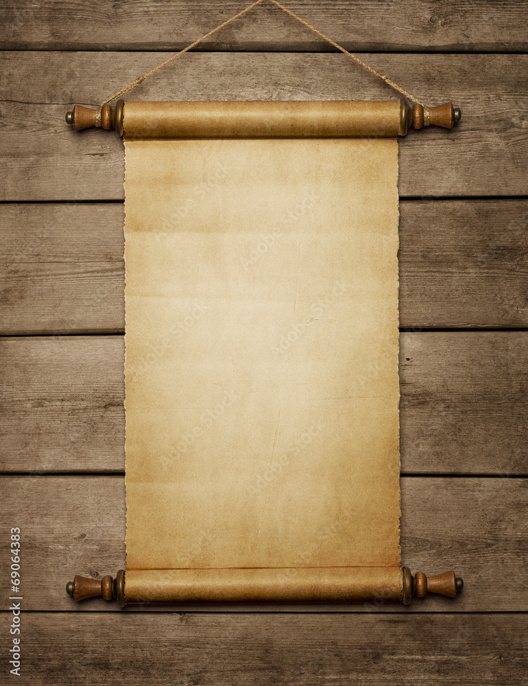 Old Blank Scroll