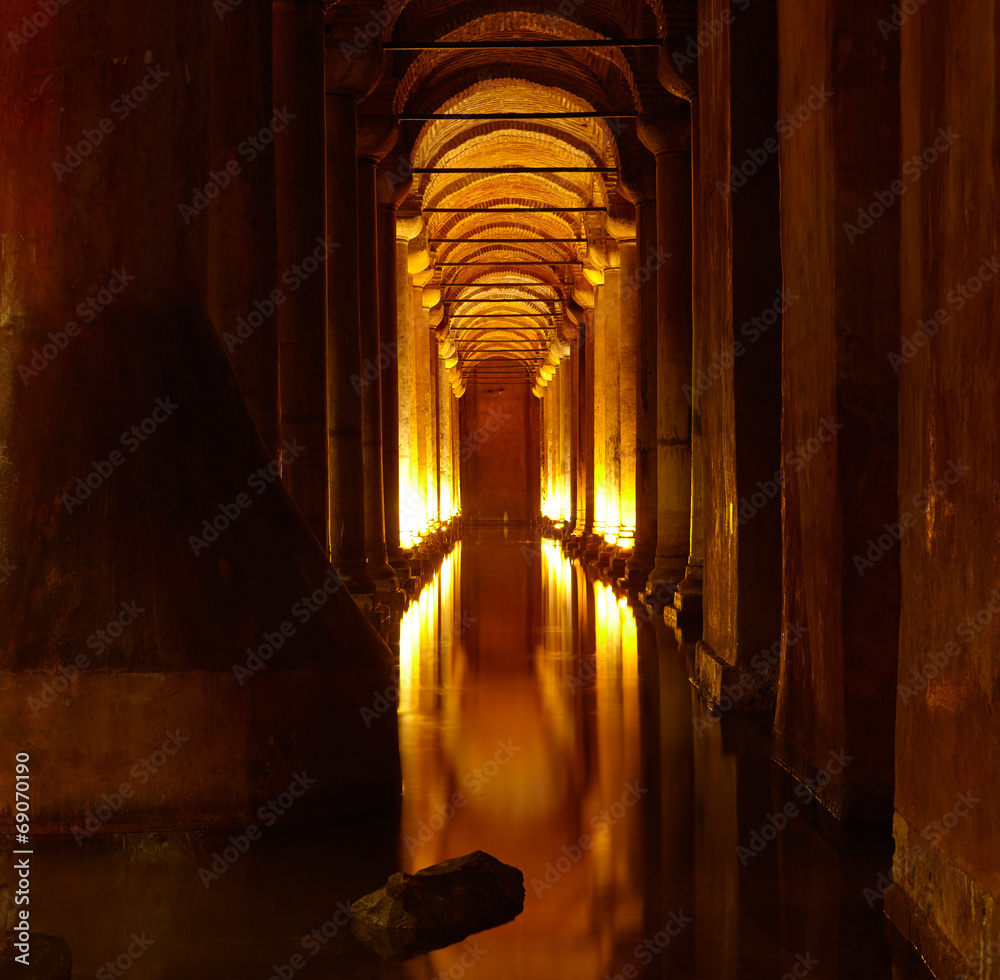 Basilica Cistern Stock Photo | Adobe Stock