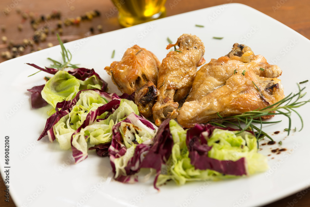 Foto Stock Pollo arrosto | Adobe Stock