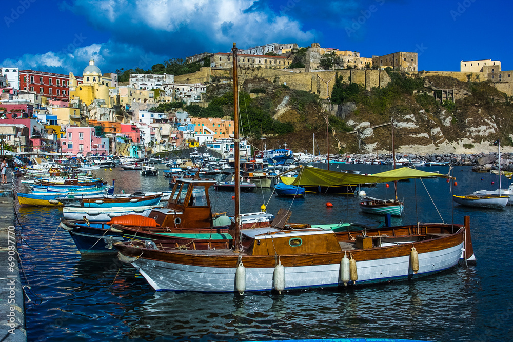 Procida beautiful island Italian Capital Of Culture 2022 Stock 写真 ...