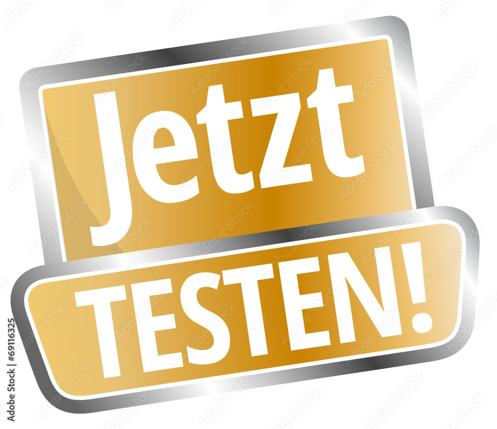Jetzt testen! Stock Vector | Adobe Stock