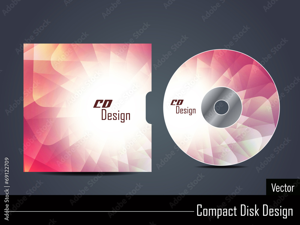 Presentation of elegant vector cd cover design. Stock Vector | Adobe Stock