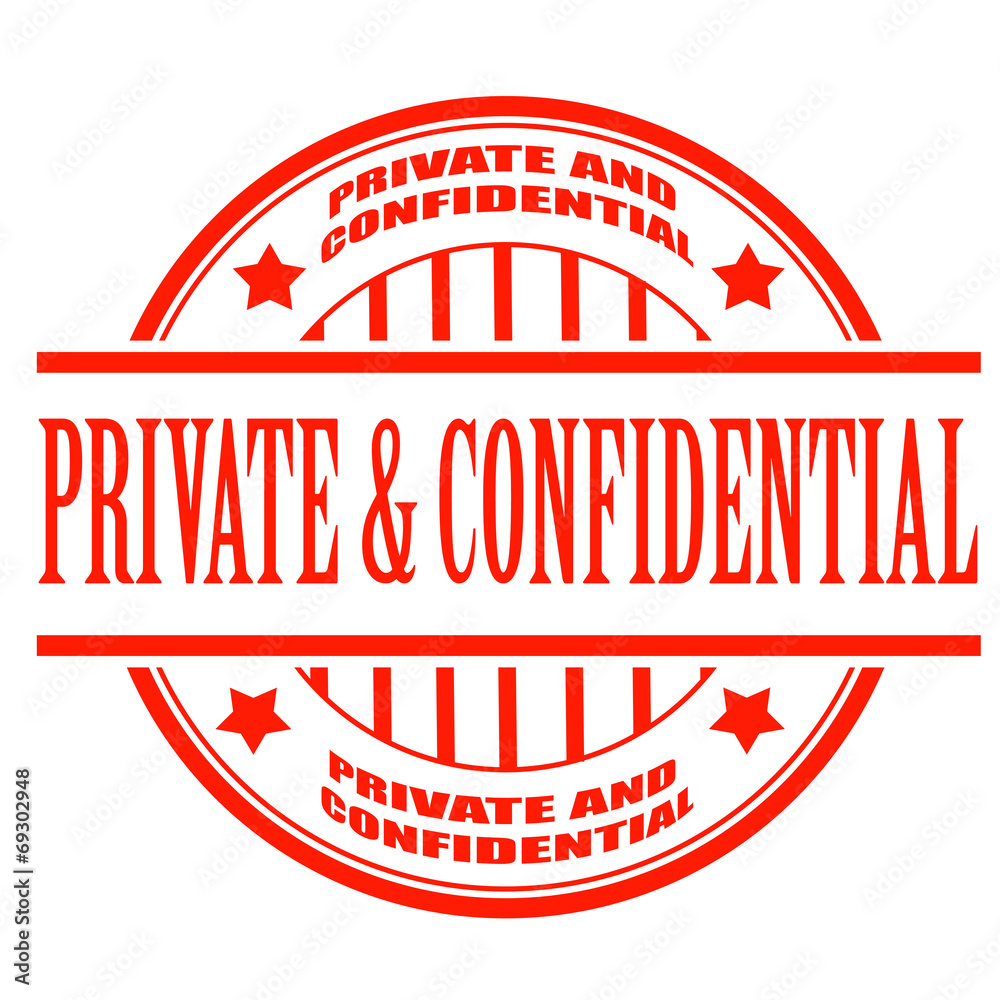 Private And Confidential Stamp