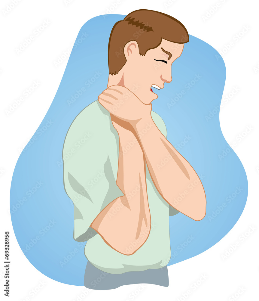 First aid, choking person Stock Vector | Adobe Stock
