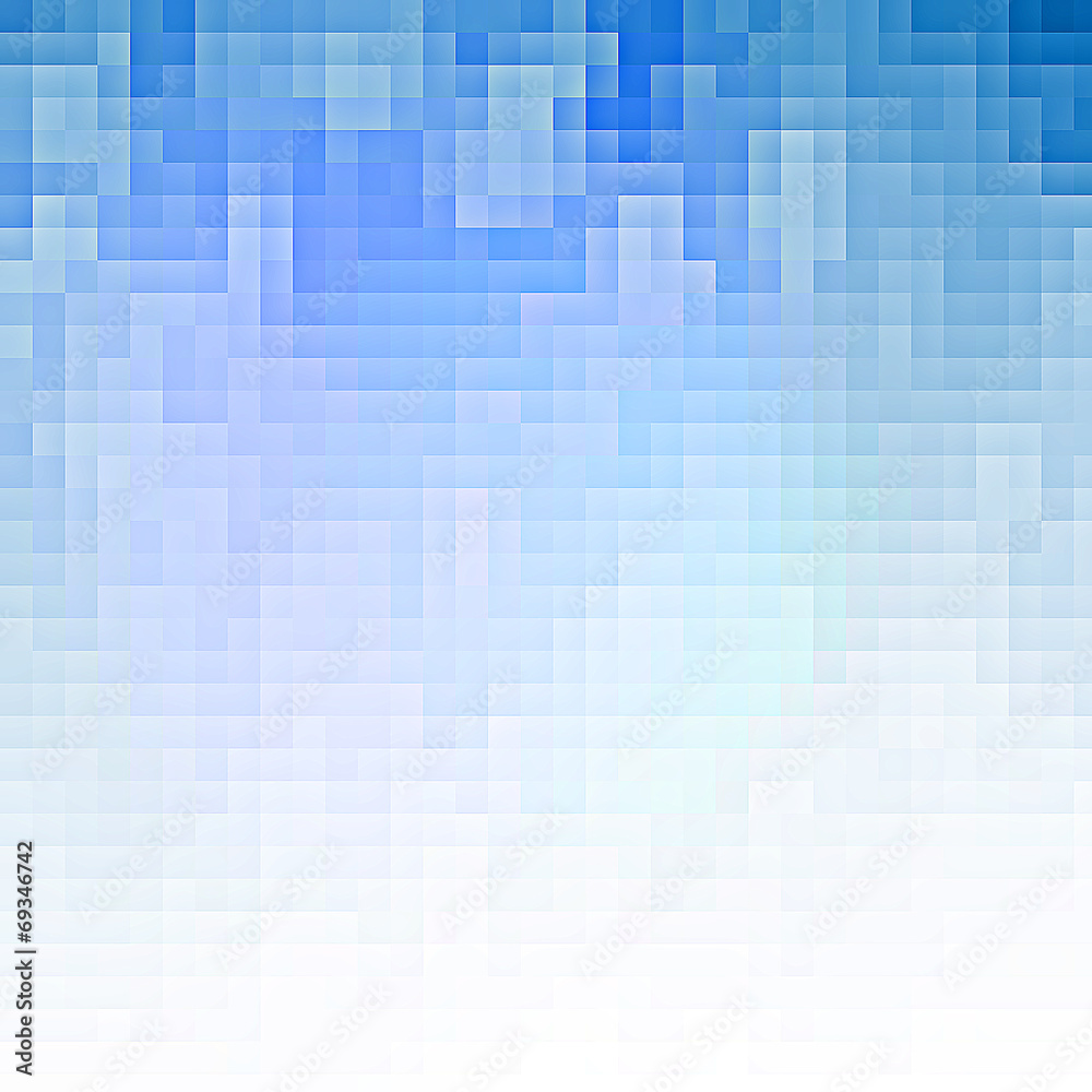 Abstract blue pixel background Stock Illustration | Adobe Stock