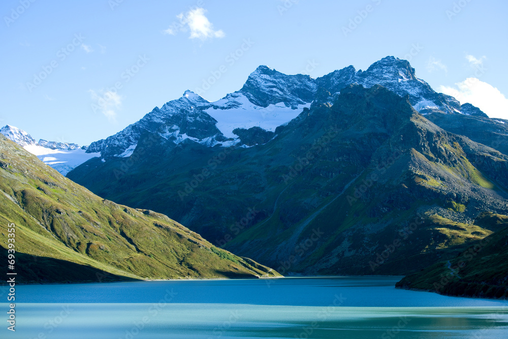 Silvretta-Stausee - Alpen Stock Photo | Adobe Stock