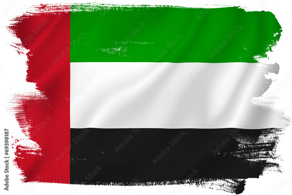 UAE flag Stock Illustration | Adobe Stock
