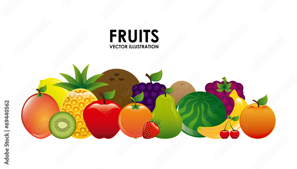 fruits design Stock Vector | Adobe Stock
