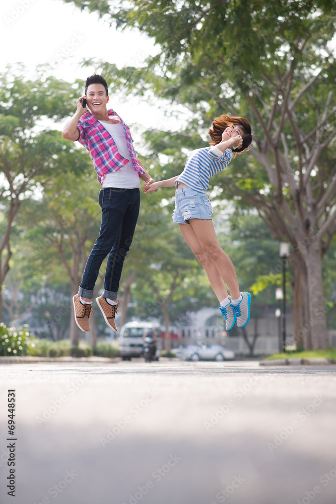 Jumping Stock Photo | Adobe Stock