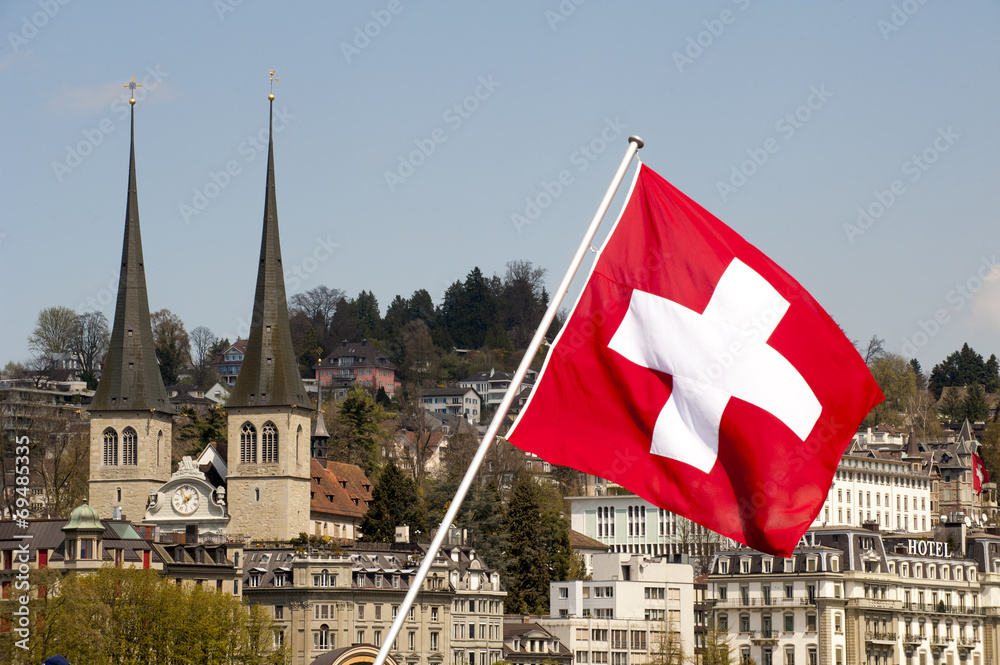 Schweizer Fahne Stock Photo | Adobe Stock