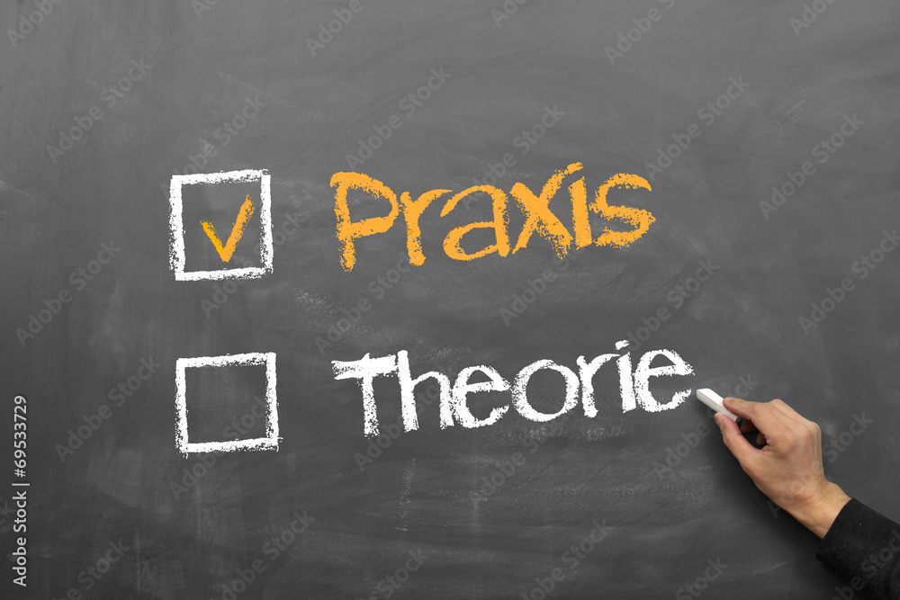 Praxis Theorie Stock-Foto | Adobe Stock