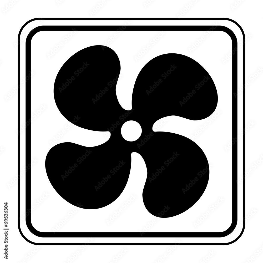 Logo ventilation. Stock Vector | Adobe Stock