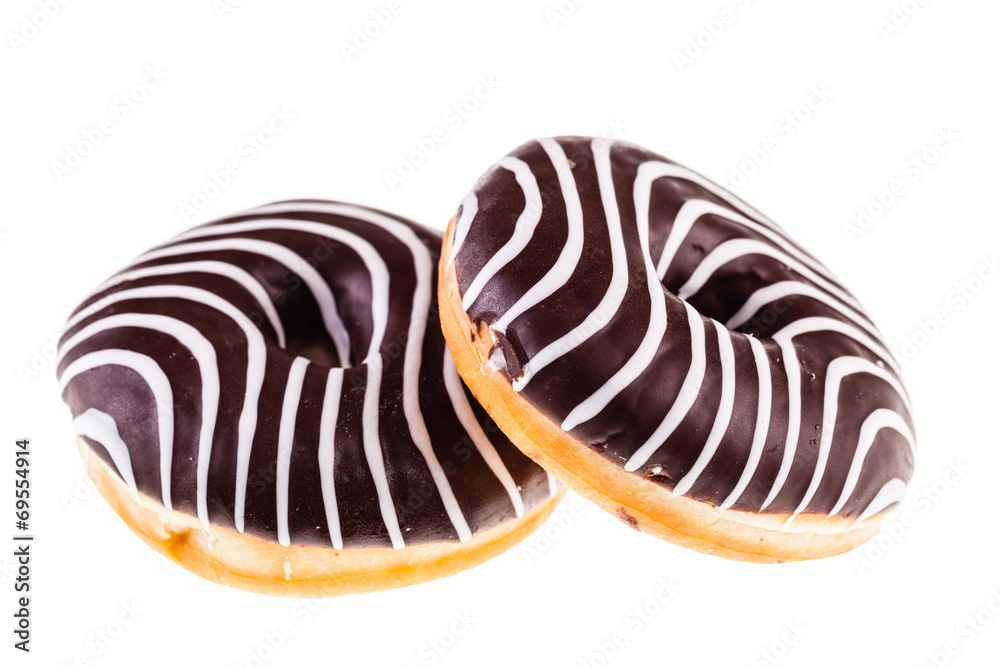 Zebra donuts Stock Photo | Adobe Stock