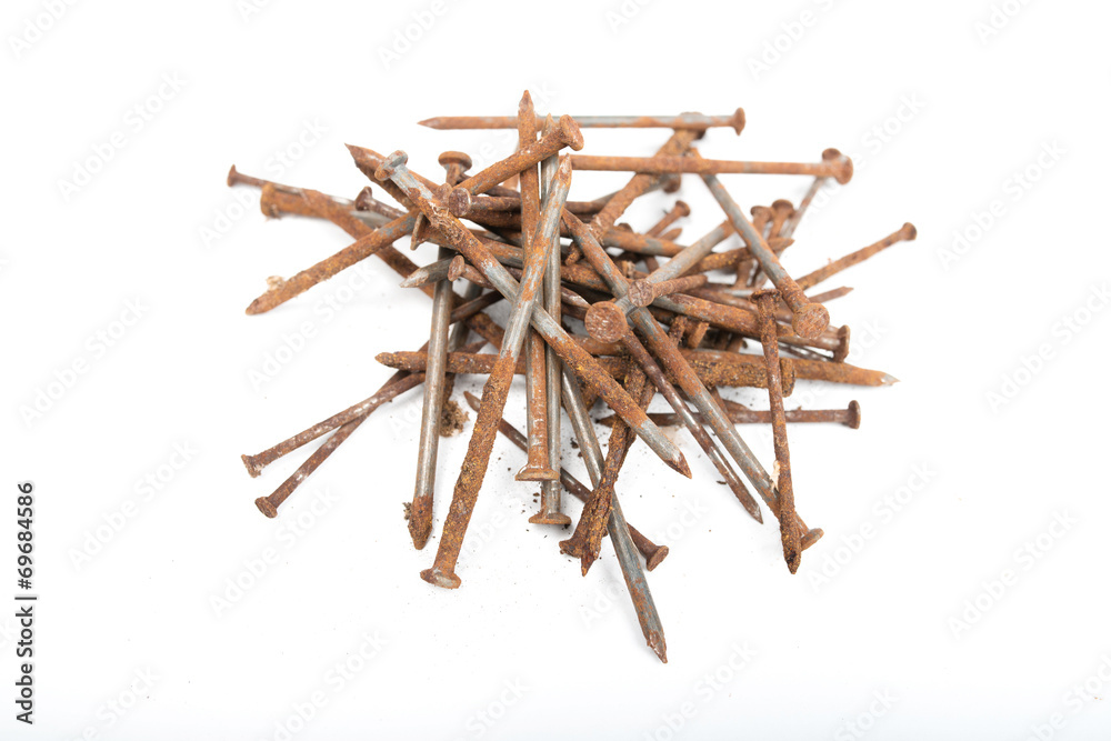 Rusty Iron Nails