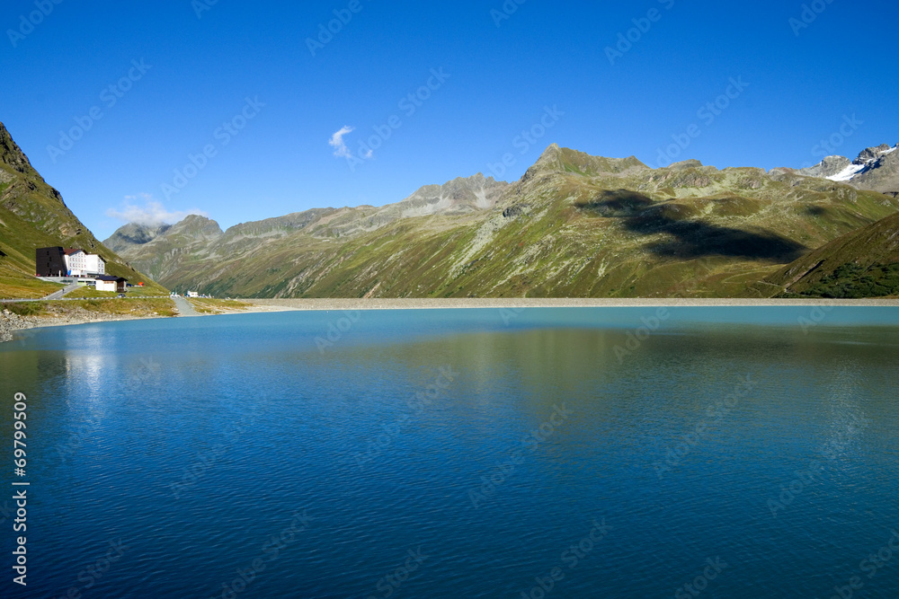 Silvretta-Stausee - Alpen Stock Photo | Adobe Stock
