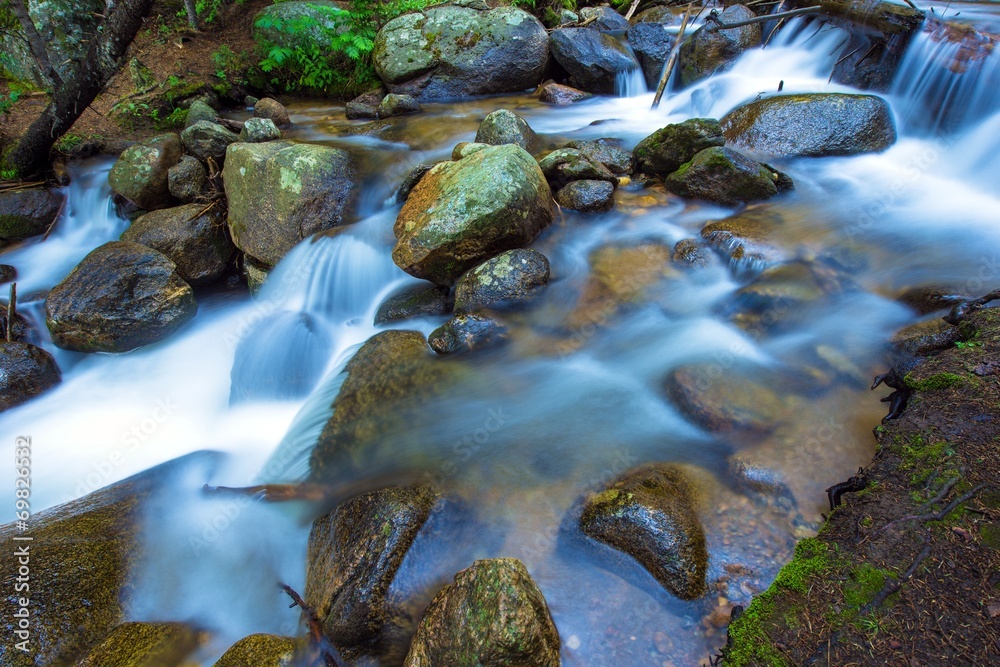 Mountain Rocky Stream Stock Photo | Adobe Stock