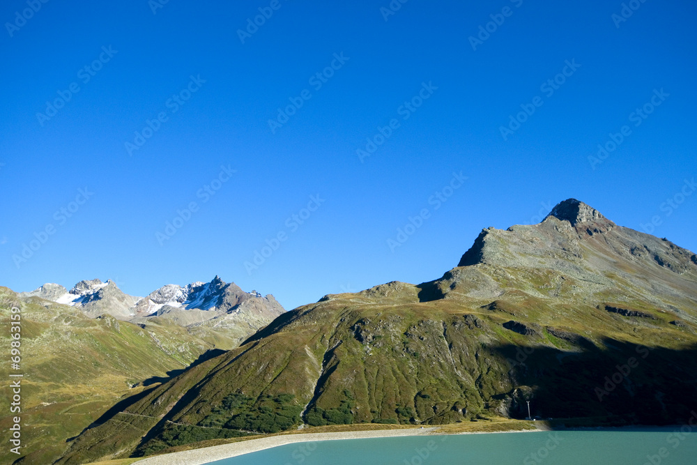 Silvretta-Stausee - Alpen Stock Photo | Adobe Stock