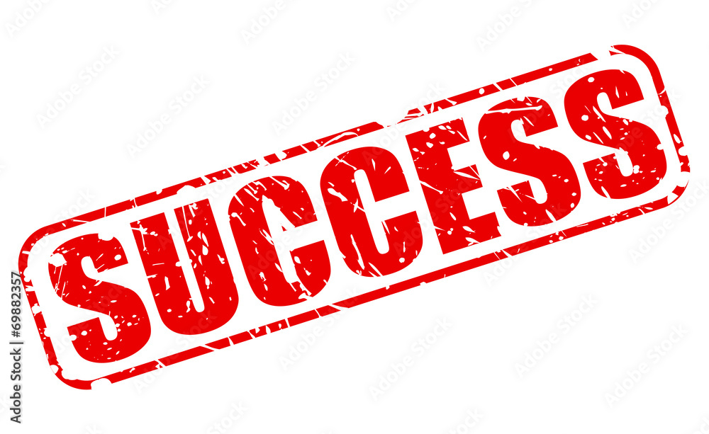 Success red stamp text Stock Vector | Adobe Stock