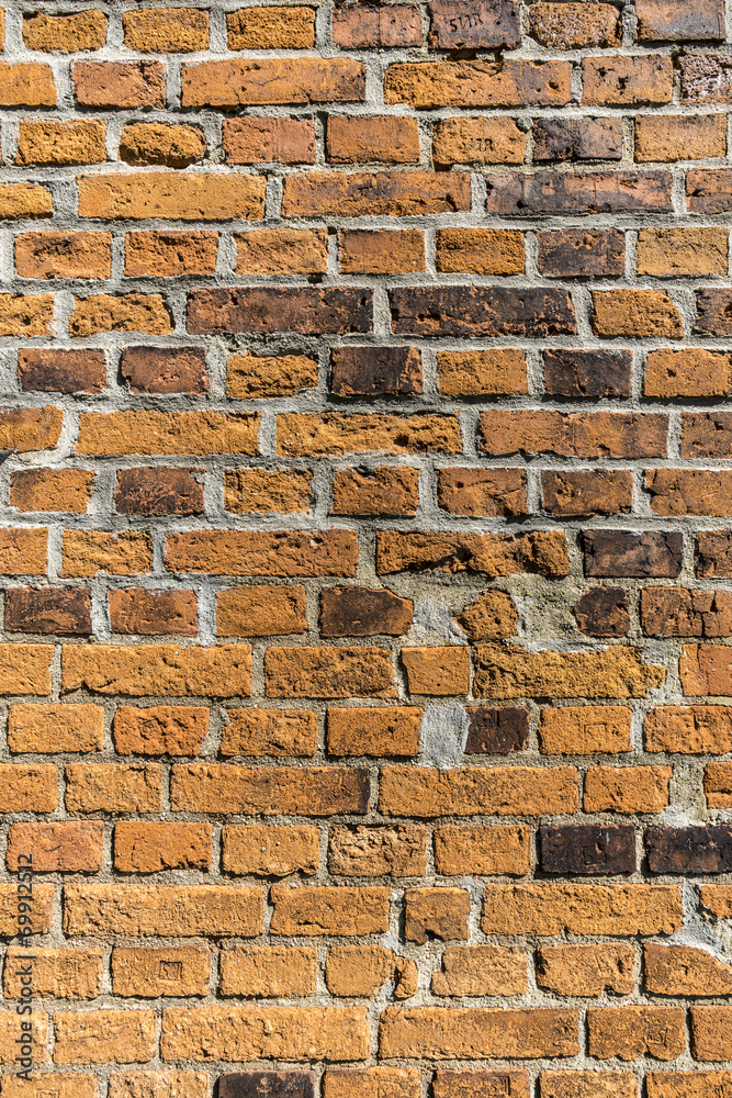 Ziegelsteinmauer Stock-Foto | Adobe Stock