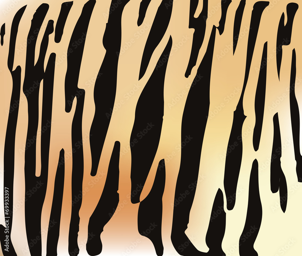 Tiger fur texture Stock Vector | Adobe Stock
