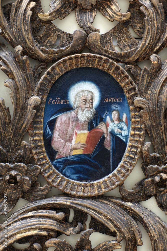 Details icon of saint Matthew Stock Photo | Adobe Stock