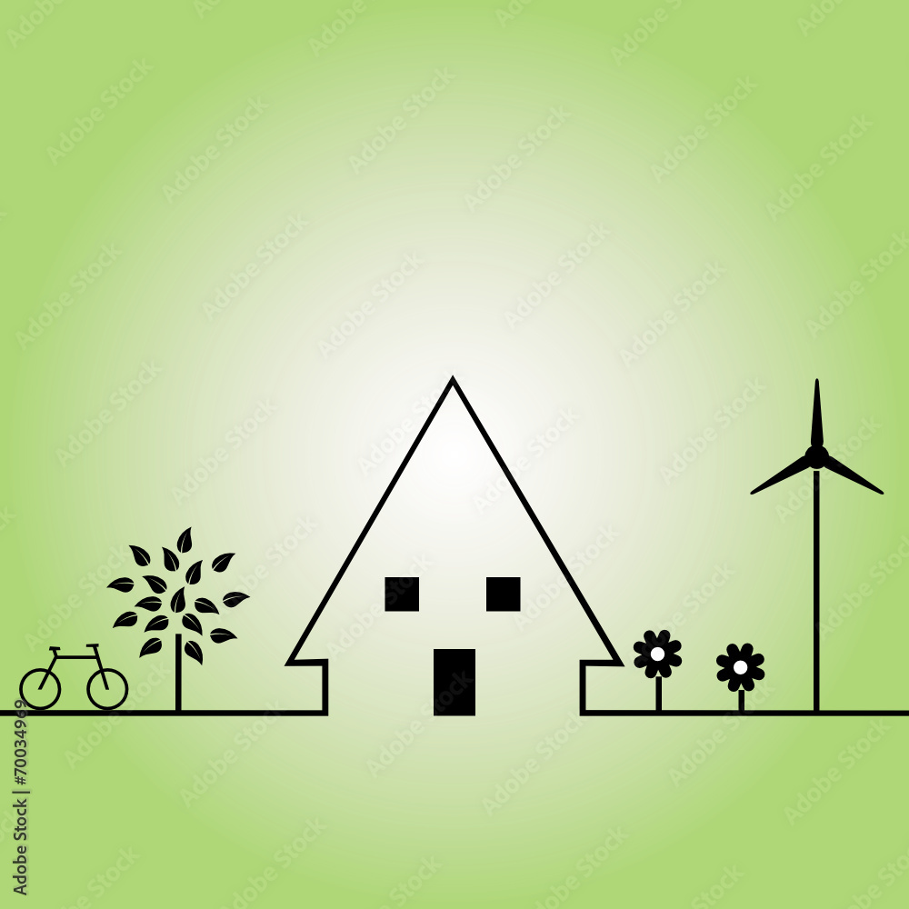 Elementos ecológicos Stock Vector | Adobe Stock