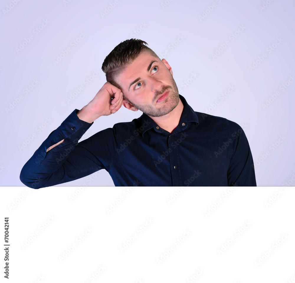 isolated young man Stock Photo | Adobe Stock