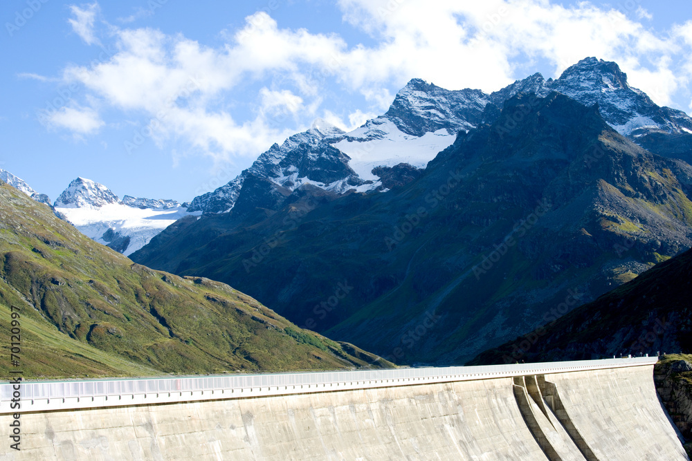 Silvretta-Stausee - Alpen Stock Photo | Adobe Stock