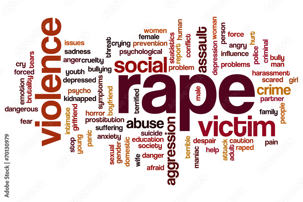 Rape word cloud Stock Illustration | Adobe Stock