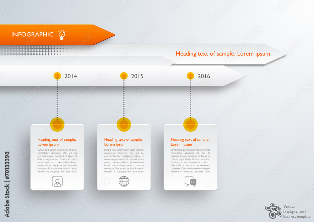 Infographics Vector Background #Timeline Stock Vector | Adobe Stock