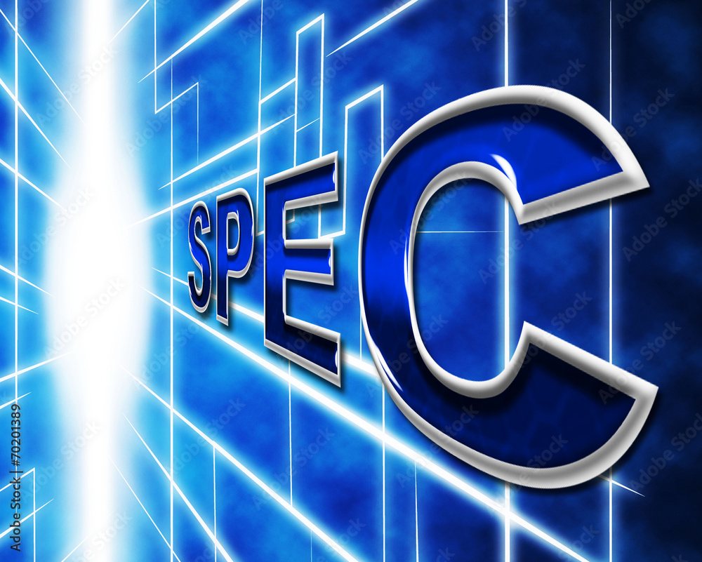 Spec Data Means Fact Specification And Facts ilustração do Stock ...