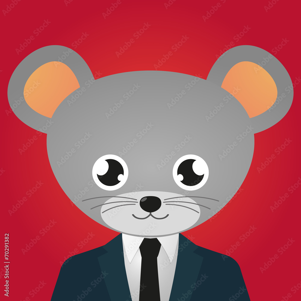 Mouse avatar Stock Vector | Adobe Stock