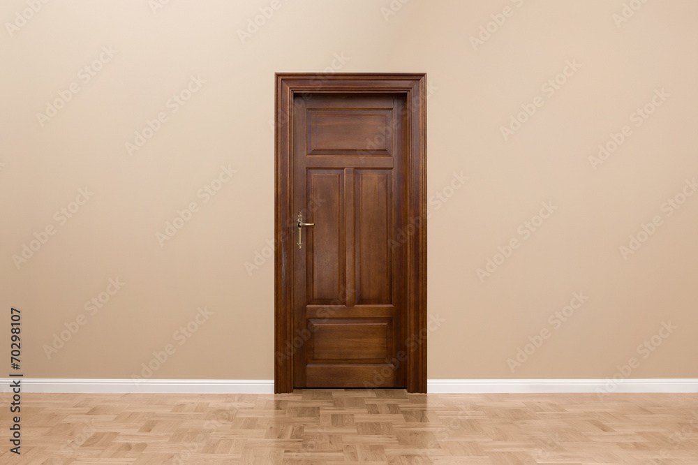 Empty Room With Door