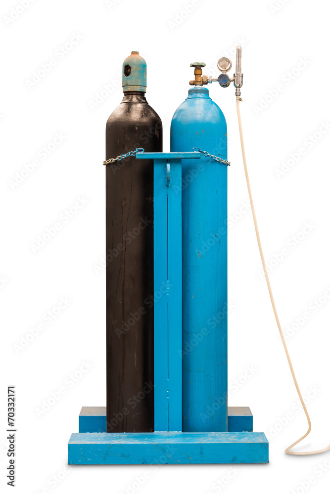 Gas cylinders Stock Photo | Adobe Stock