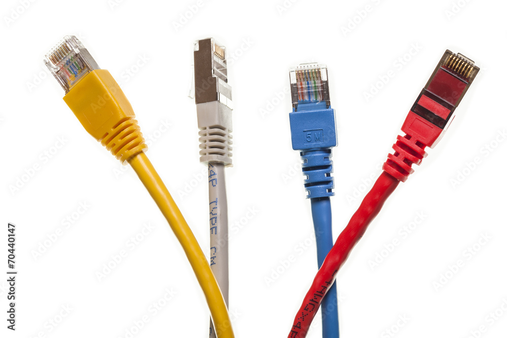 Computerkabel Stecker Stock-Foto | Adobe Stock