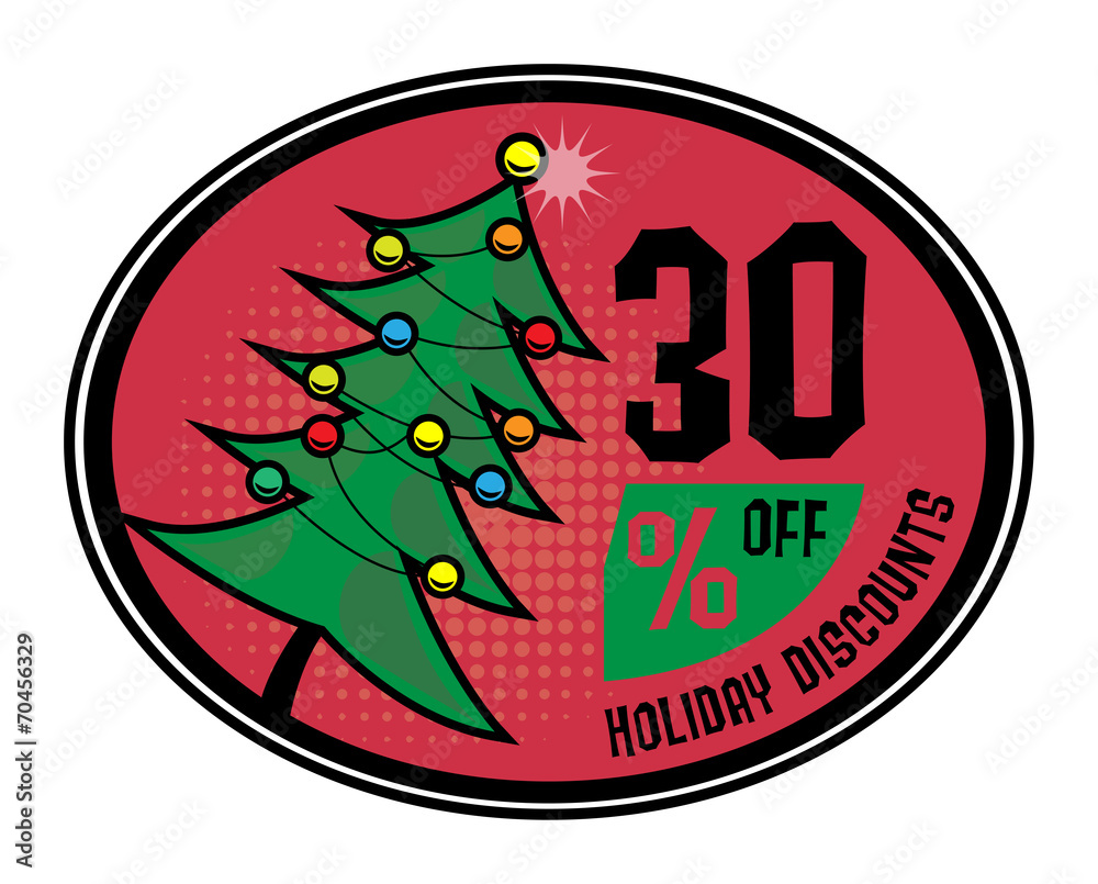Sale discount sign, vector illustration Stock Vector | Adobe Stock