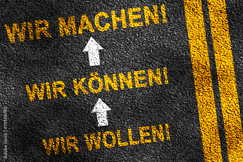 Wir machen! Stock Illustration | Adobe Stock