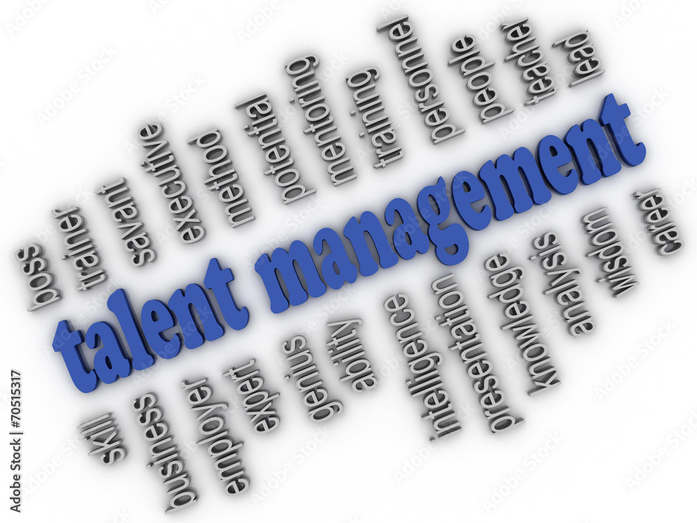 3d imagen Talent Management concept word cloud background Stock ...