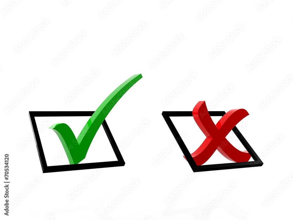Correct And Incorrect Symbol