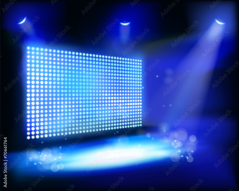 Opening night. Vector illustration. Stock Vector | Adobe Stock