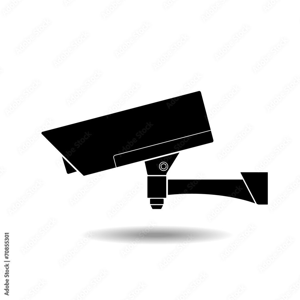 CCTV Camera Icon Symbol Stock Vector | Adobe Stock