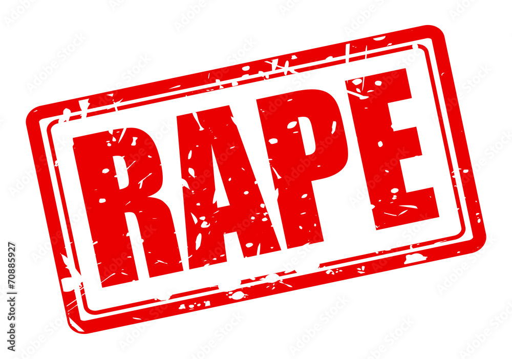 Rape red stamp text Stock Vector | Adobe Stock