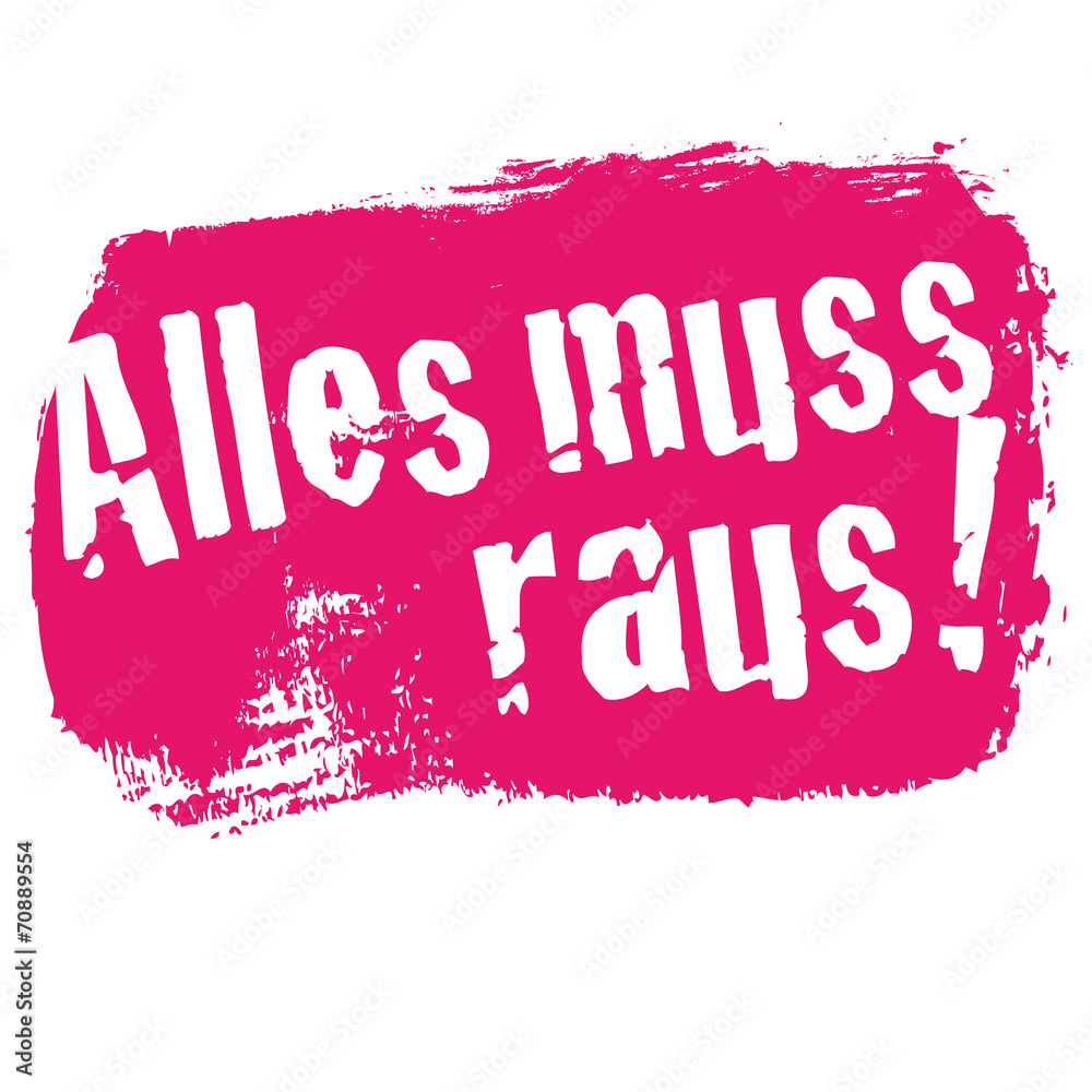 Alles muss raus! Stock-Vektorgrafik | Adobe Stock