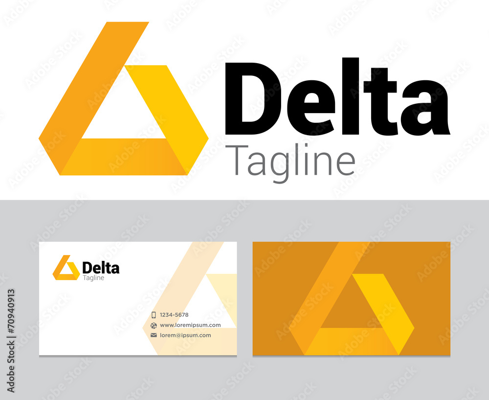 Delta logo Stock Vector | Adobe Stock