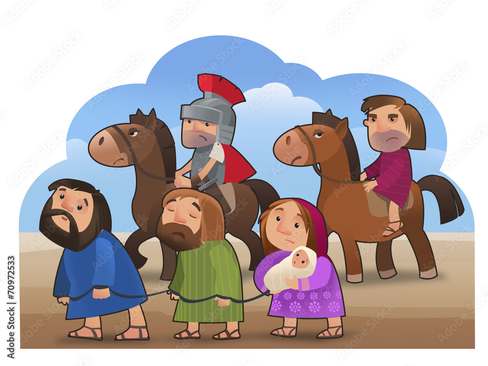 Vector image Biblical illustration of the Apostle Paul. Comic Stock ...