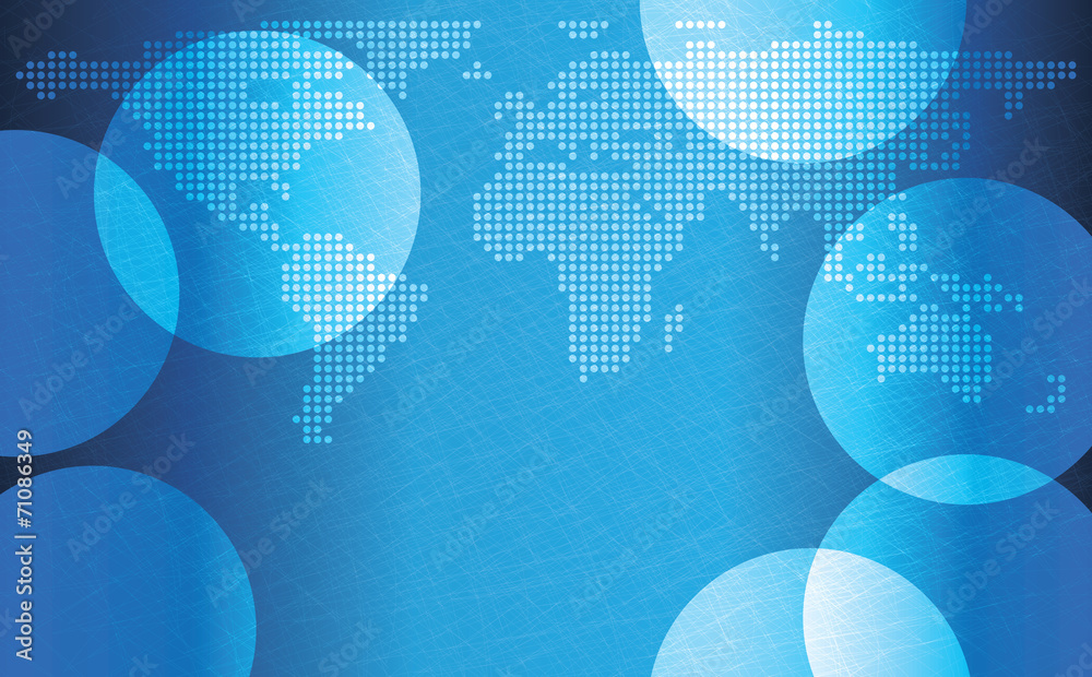 Abstract Template - Earth Map Background Stock Vector | Adobe Stock